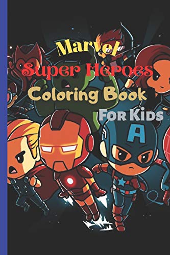 Marvel Coloring Book Super heroes For Kids: Passover Activity Book by ...