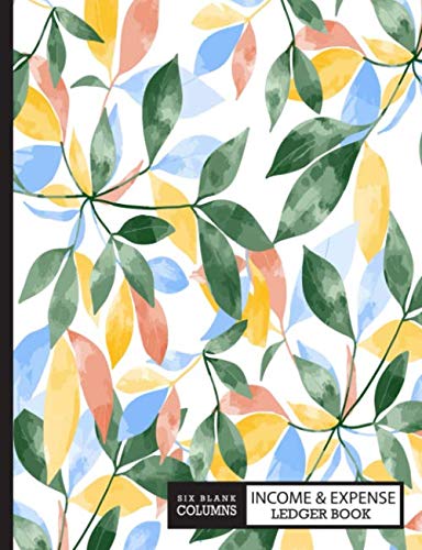 Income and Expense Ledger Book - Six Columns: Accounting Ledger Book ...