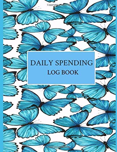 Daily Spending Log Book: Turquoise Butterflies Business Expense Log ...