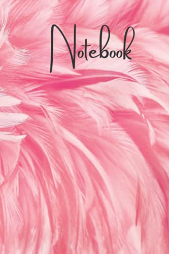 Pink Feather Notebook: Lined Notebook Journal-Perfect for Journaling ...