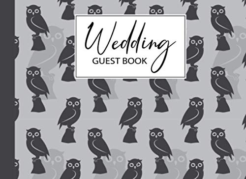 Wedding Guest Book: Owl Wedding Guest Book, Wedding Guest Book for ...