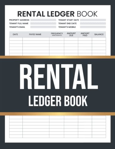 Rental Ledger Book: Rental Property Record Book - Rental Ledger for ...
