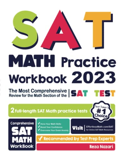 SAT Math Practice Workbook: The Most Comprehensive Review for the Math ...