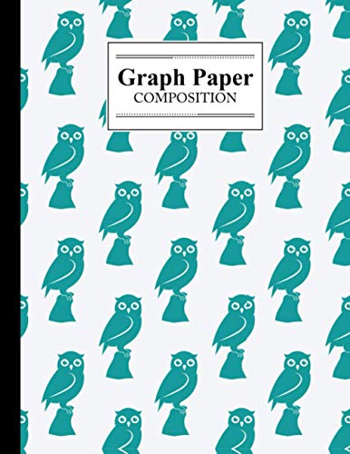 Graph Paper Composition Notebook: Owls Graph Paper Composition, Grid ...