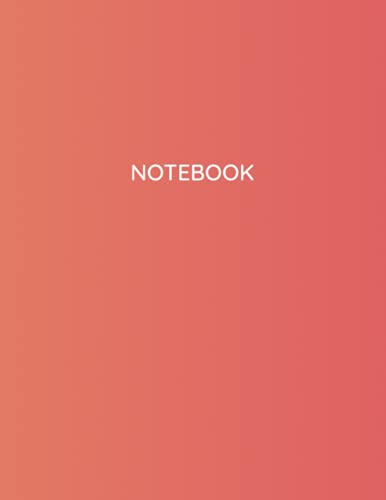 Notebook: A simple, Clean and aesthetic Notebook Gradient Color ...