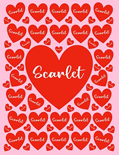 SCARLET: All Events Cusomized Name Gift for Scarlet, Love Present for ...