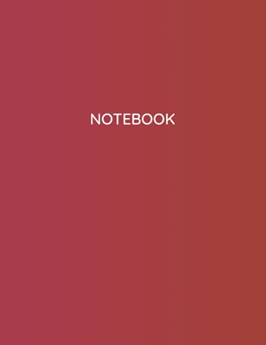 Notebook: A simple, Clean and aesthetic Notebook Gradient Color ...