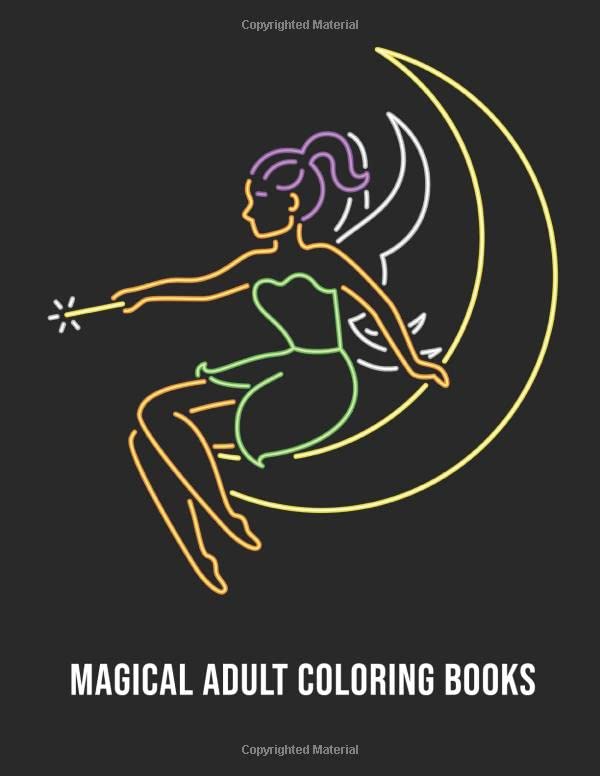 Magical Adult Coloring Books: Fairies coloring books for adults large ...
