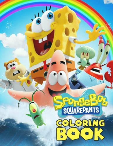 Spongebob Squarepants Coloring Book: Wonderful Gifts For Kids To Relax ...