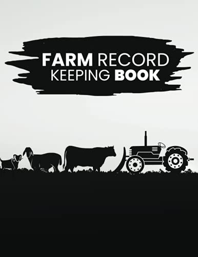 Farm Record Keeping Book: Cattle, Farm, Beef Calving Record Book, Track ...