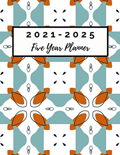 2021-2025 Five Year Planner: 5 Year Monthly Planner | 60 Month Pocket ...