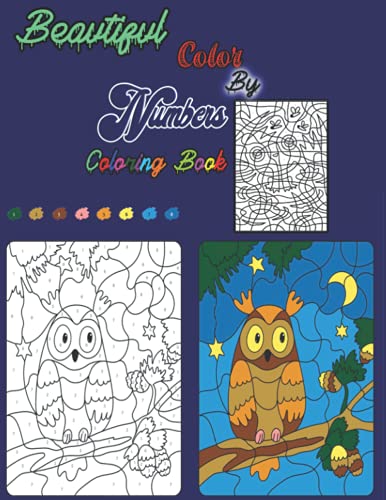 Beautiful Color By Numbers: Birds, Sea Life, Girls, Landscapes, and ...