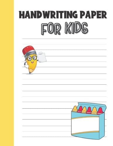 Handwriting Paper For Kids: Practice Notebook For Writing by Marcin B ...