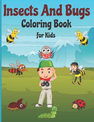 Insects And Bugs Coloring Book For Kids: An Awesome Variety Of Snails ...