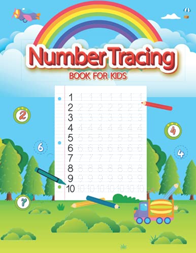 Number Tracing Book For Kids: Tracing Practice Learn numbers 1 to 20 ...