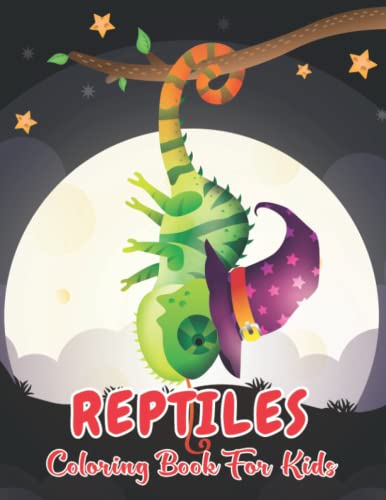 Reptiles Coloring Book For Kids: A Beautiful Reptile Activity Book for ...