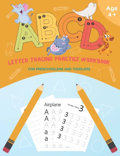 ABCD Letter Tracing Practice Workbook for Preschoolers and Toddlers ...