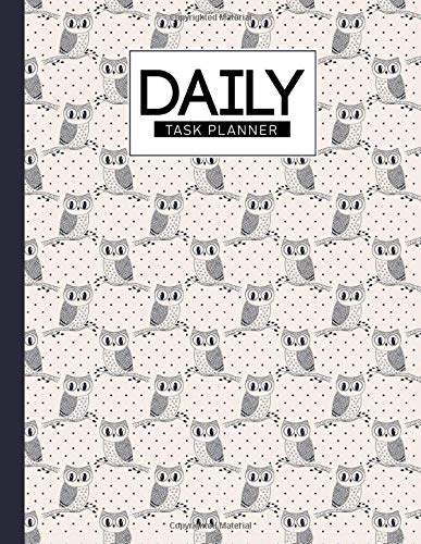 Daily Task Planner: Cute Owls Daily Task Planner, Best Daily task ...