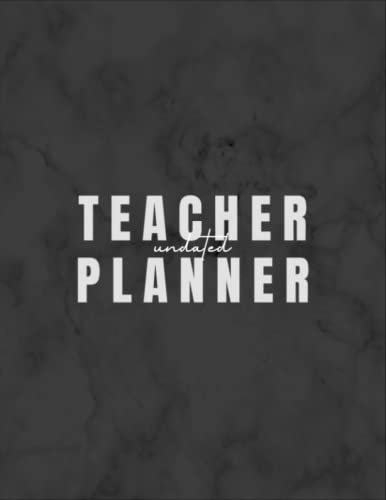 Undated Teacher Planner: Teacher Planner Black by belasri imad | Goodreads