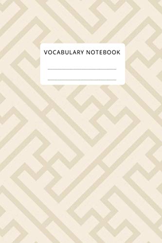 Vocabulary Notebook: 2 Columns Medium Size with Alphabetical A-Z Tabs ...