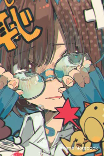 Anime Notebook: Anime Girl Kawaii Waifu Aesthetic Japanese Otaku Lined ...