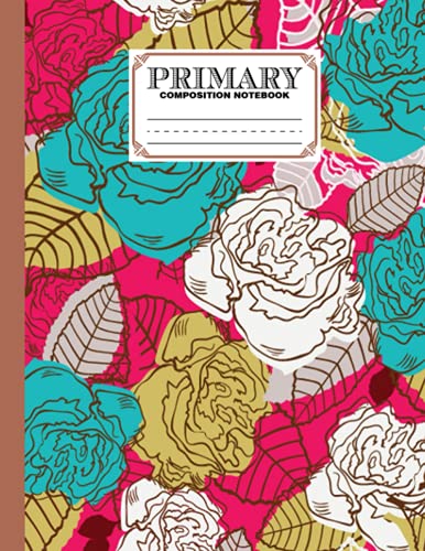 Primary Composition Notebook: Primary Composition Notebook Grades K-2 ...