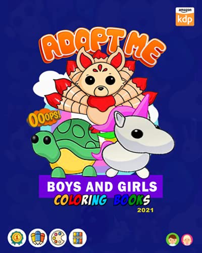 draw Adopt Me Coloring Book: a cool colour adopt me roblox, for Fans of ...