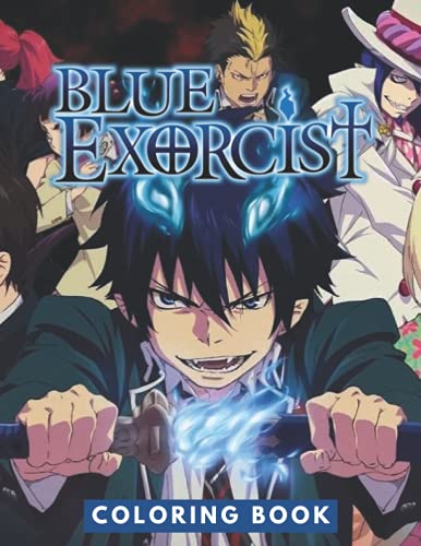 Blue Exorcist Coloring Book: JUMBO Coloring Book For Kids | Ages 2-13 ...