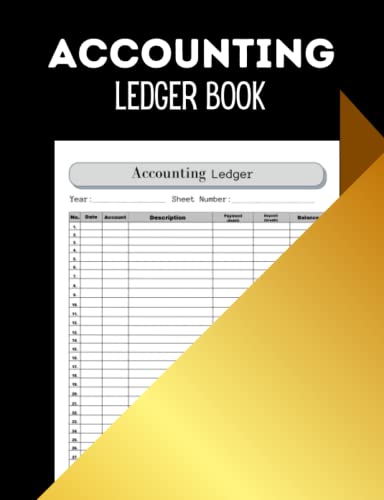 Accounting Ledger Book: Accounting Ledger book for Bookkeeping and ...