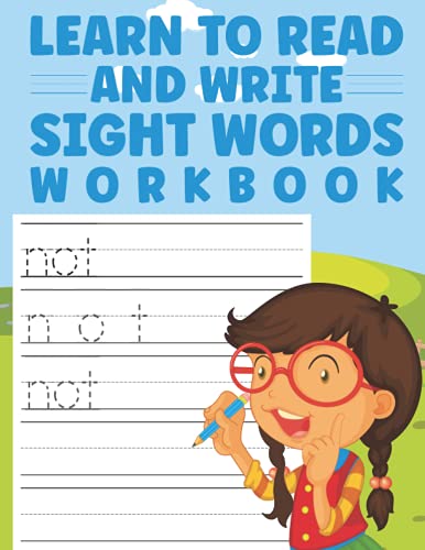 Learn To Read And Write Sight Words Workbook: Must Know Sight Words ...