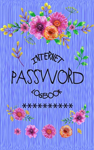 Internet Password Logbook: Password Book Small 5” x 8”. Pocket ...
