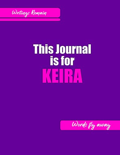 This journal is for KEIRA: journals to write in for women / Special ...