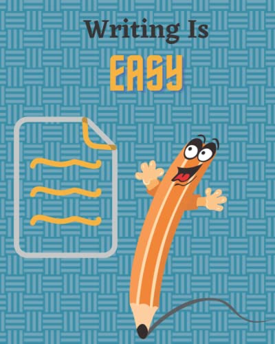 Writing Is Easy: Pencil and Paper Cartoon Character Photo Print ...