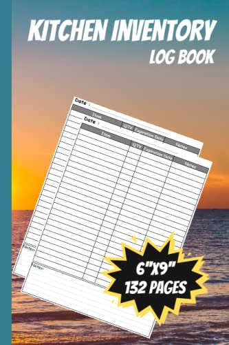 pantry inventory log book: Freezer and Kitchen Tracker To Prevent Food ...