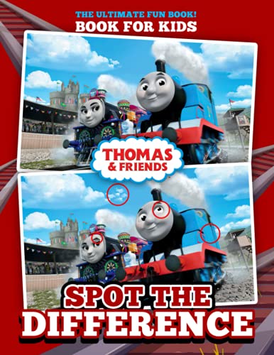 Thomas and Friends Spot The Difference Book For Kids: Kids Will Not ...