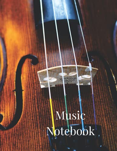 Music Notebook: Blank Sheet Music Notebook: Music Manuscript Paper ...