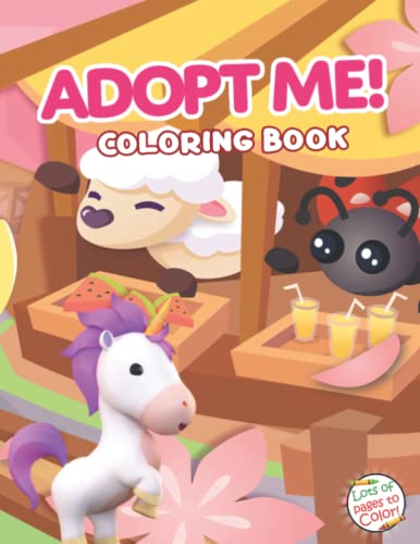Adopt Me Coloring Book: 50+ High Quality Colouring Pages For All Fans ...