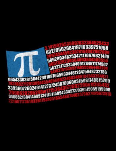 American Pi USA Flag: Pi Math Books USA Flag Composition Notebooks Him ...