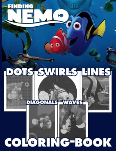 Finding Dots Lines Waves Swirls Diagonals Coloring Book: The Modern A ...