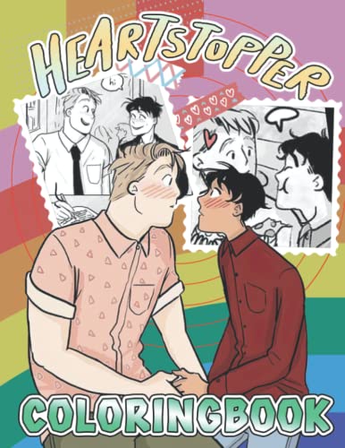 Heartstopper Coloring Book: Fun Enchanting Unofficial Books For Adult ...