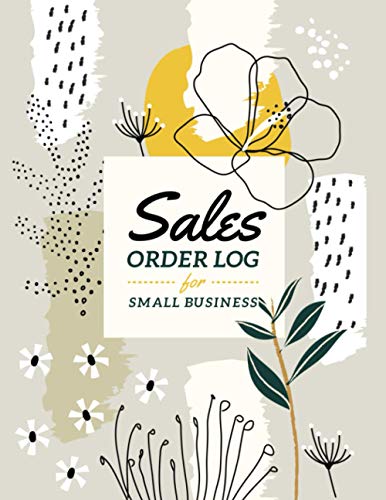 Sales Order Log for Small Business | Purchase Order Form Organizer to ...