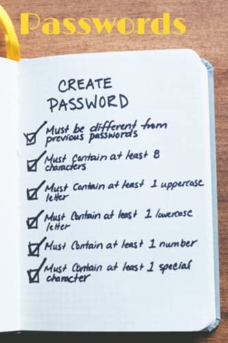 Passwords: Password Internet Address & Password Log Book: Logbook ...