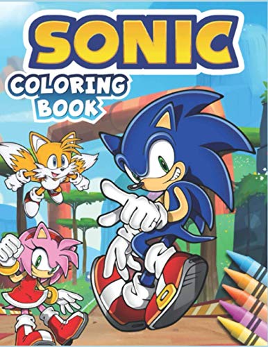 Sonic coloring book: Great Coloring Book for Kids and Any Fan of Sonic ...