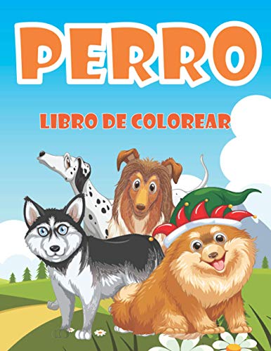 perro Libro de colorear: Regalos para amantes de perros para niños ...