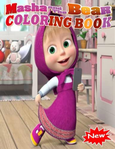 Mạsha and The Bẹar Coloring Book 2023: Encourage Creativity with One ...