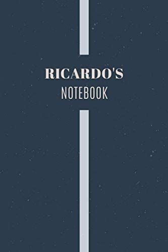 Ricardo's Notebook: Personalized Name Journal Writing Notebook For Men ...