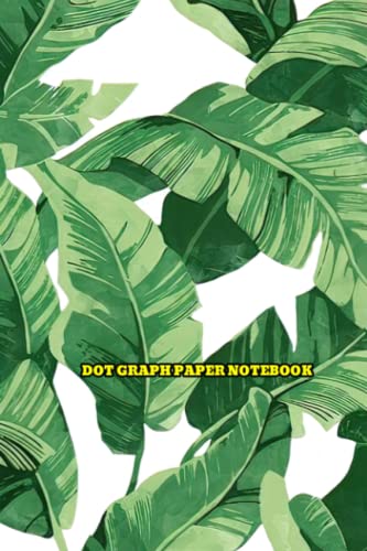 Dot Graph Paper Notebook: Awesome The Modern Tropical Music Banana ...