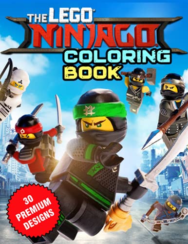 Lego Ninjago Coloring Book: Great Coloring Book For Kids and Adults ...