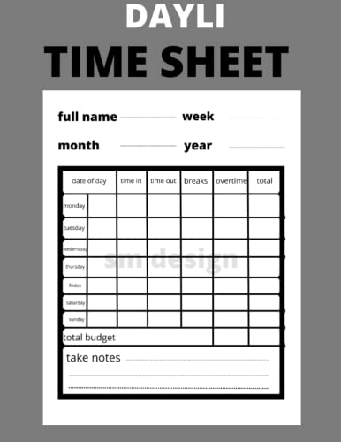 daily time sheet: daily time sheet : daily time sheet: weekly time ...