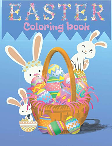 Easter Coloring Book: For Kids Aged 4-8: happy eggs, funny bunny ...